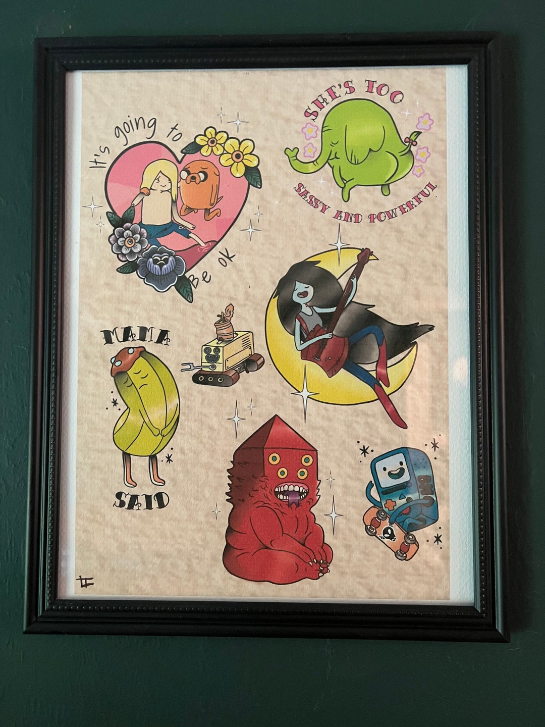 Adventure Time Flash Art Print - Etsy