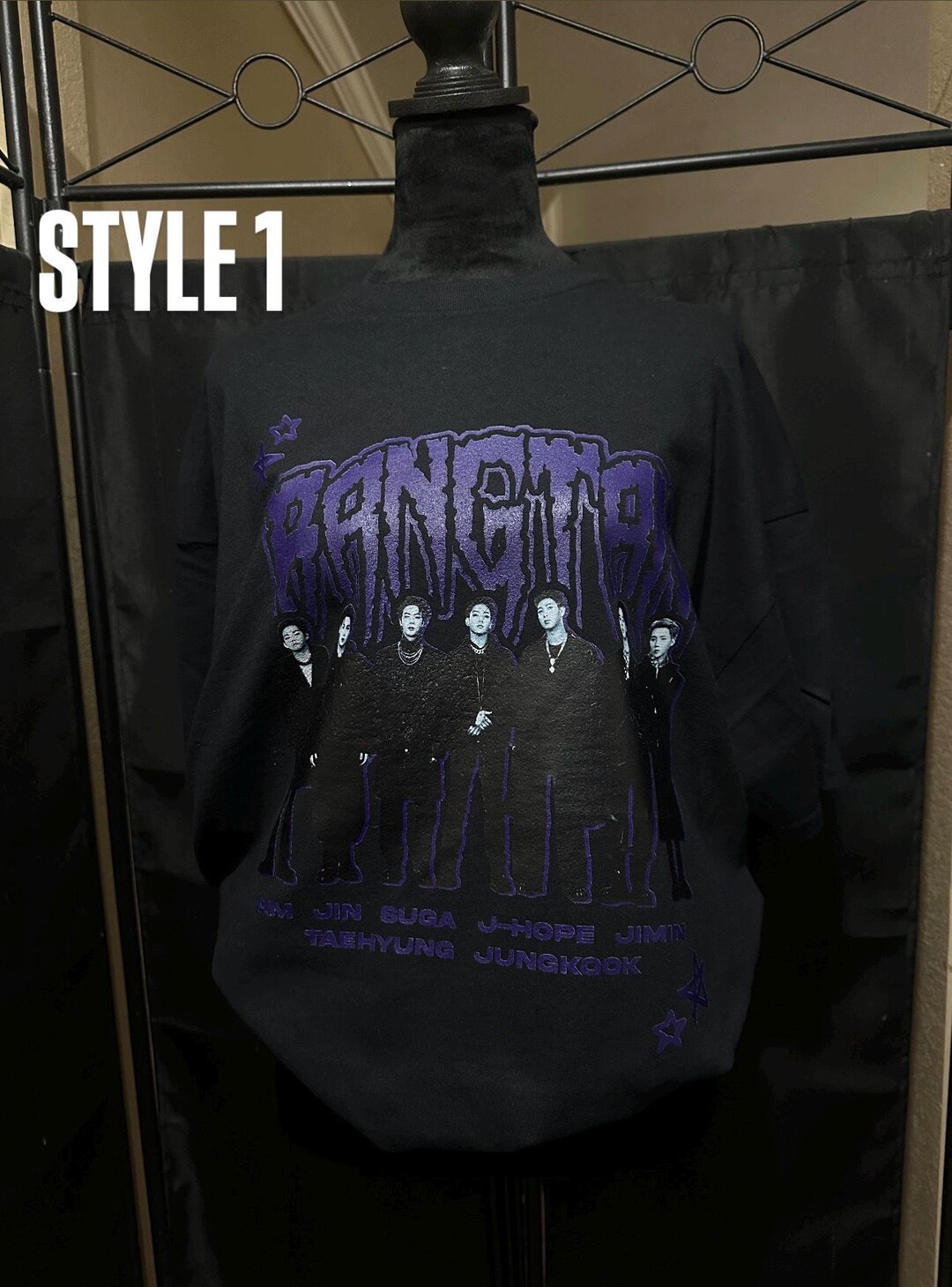 Bangtan K-pop Boy Band Shirts Bts Ot7 Vintage T-shirts Bangtan SHIRTS ...