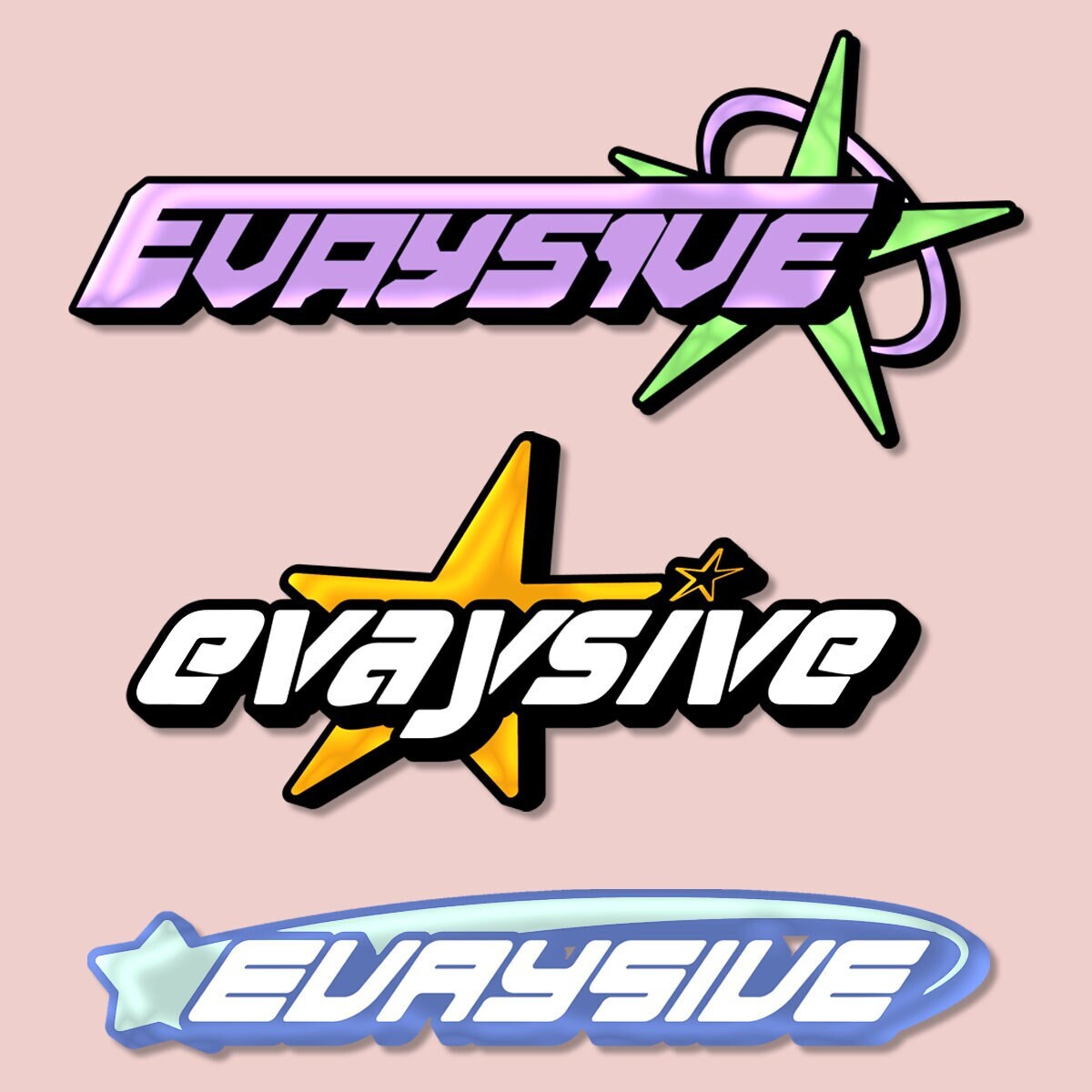 Custom Digital Y2K Logo FAST DELIVERY - Etsy