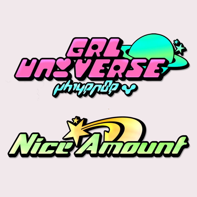 Custom Digital Y2K Logo FAST DELIVERY - Etsy