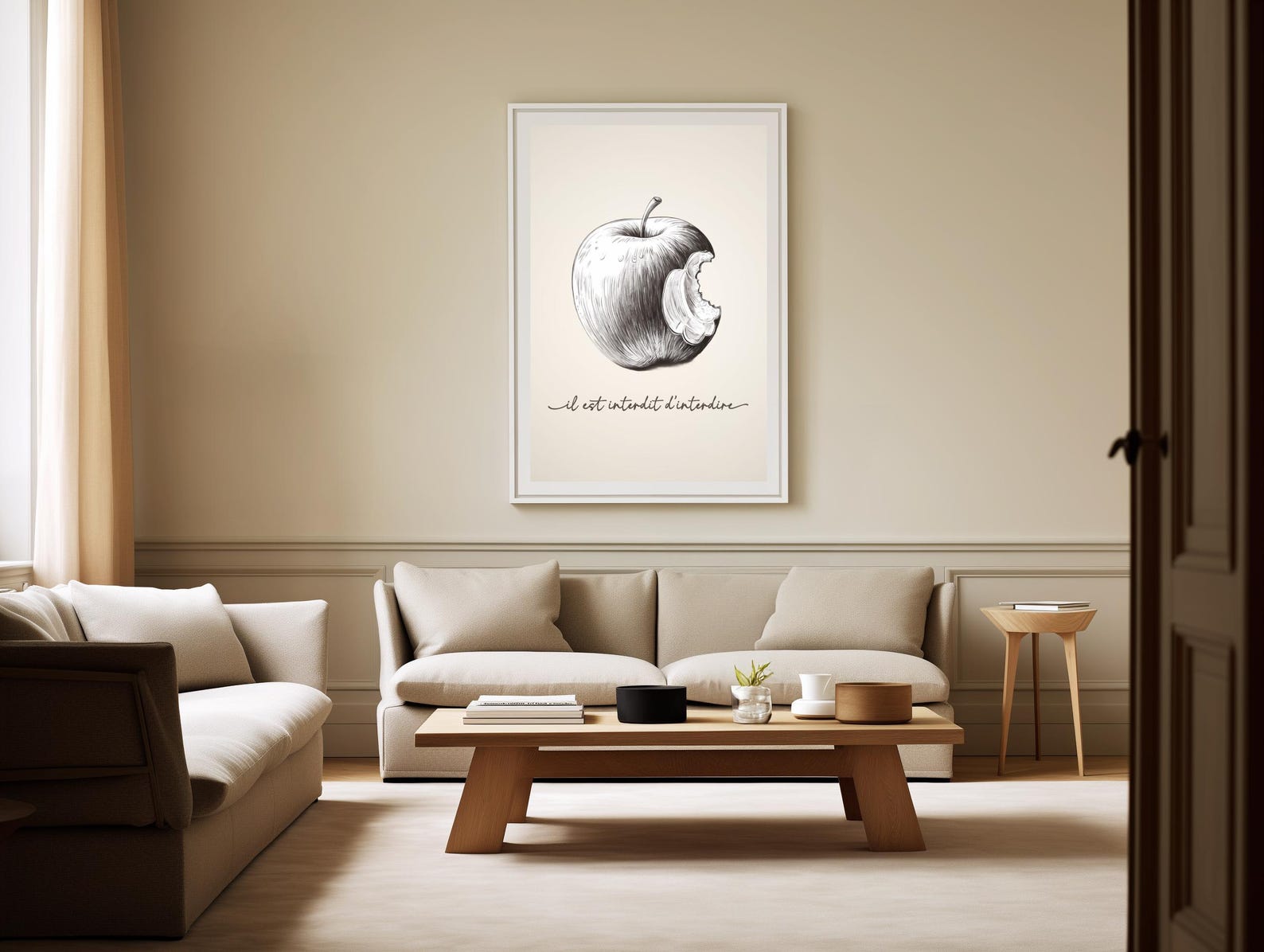 Elegant French Quote Wall Art | Minimalist Printable Poster With ...