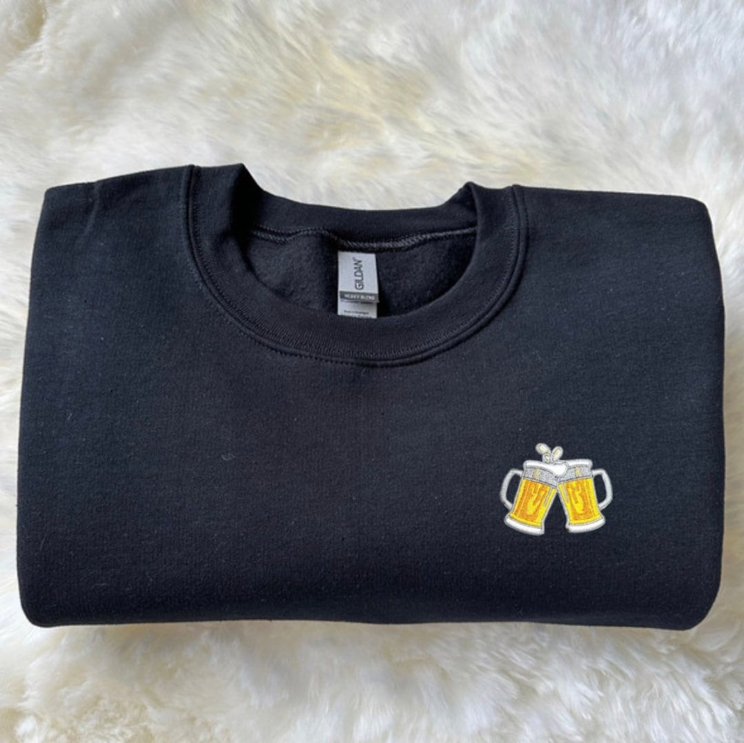 Classic Beer Crewneck, Beer Mugs, Cheers Sweater, Alcohol Gifts for Him ...
