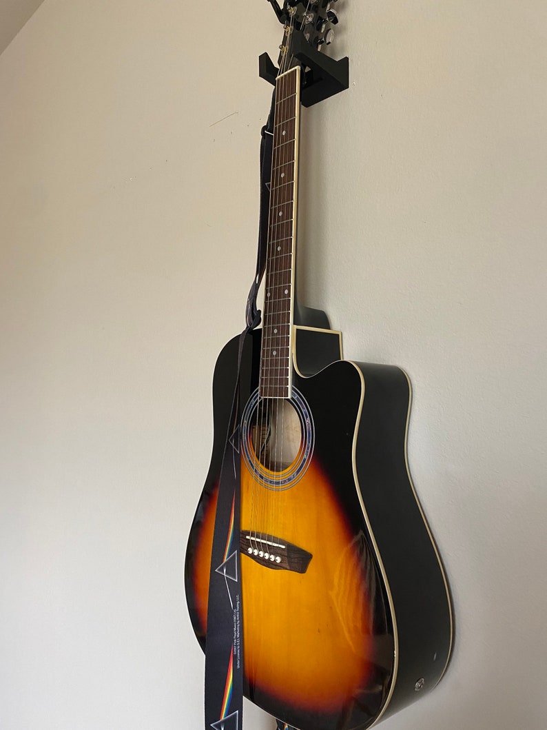 3D Printed Guitar Wall Mount, Guitar Display, Hanging Guitar Display ...