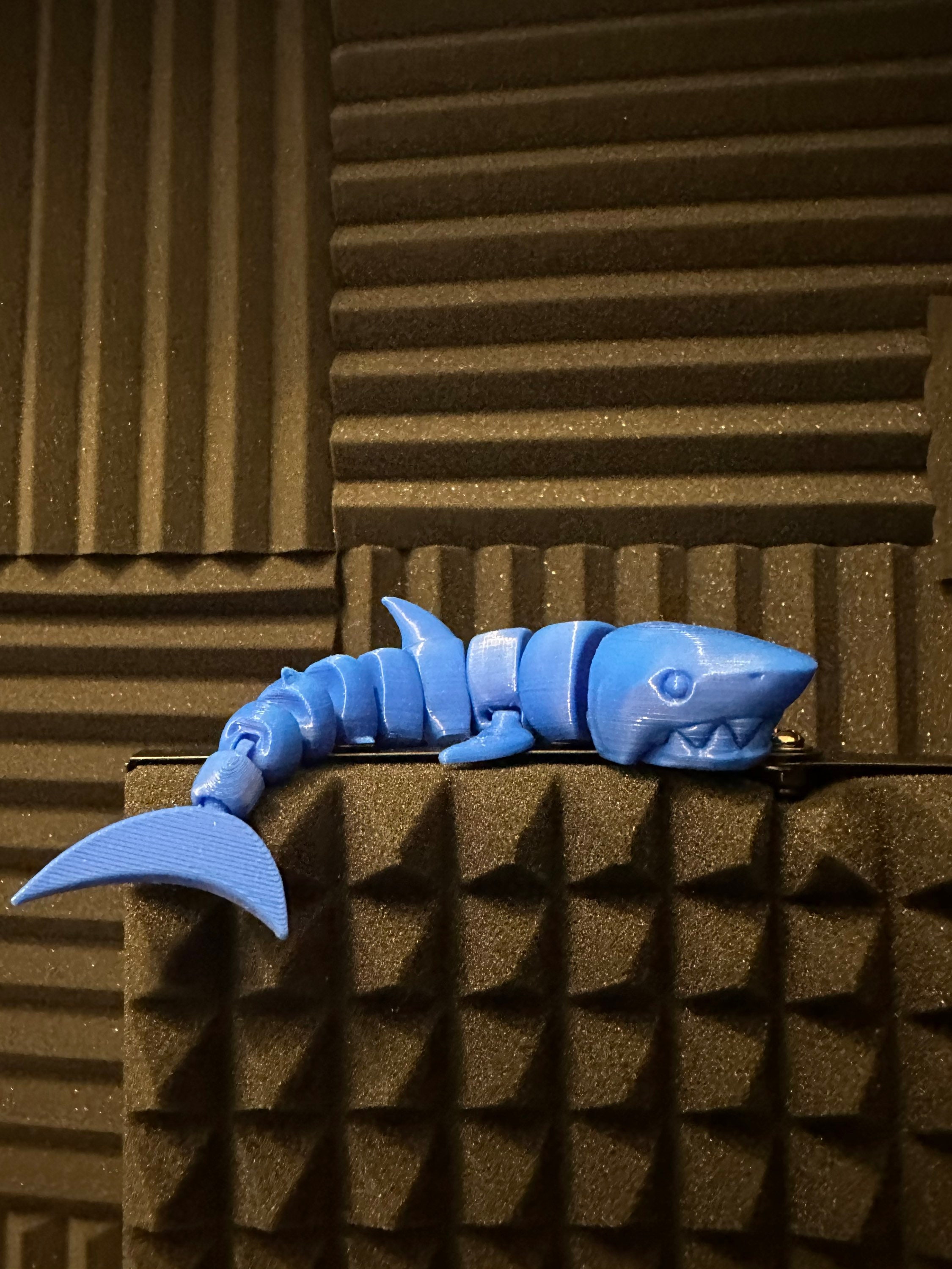 3D Printed Shark, Flexible Body, Action Figure Shark, Gift for Kids ...