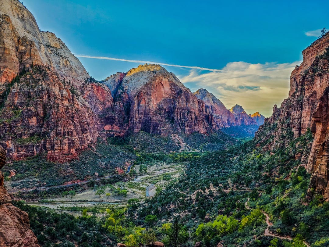 Zion National Park Digital Print - Nature Travel House Framed Fine Art ...