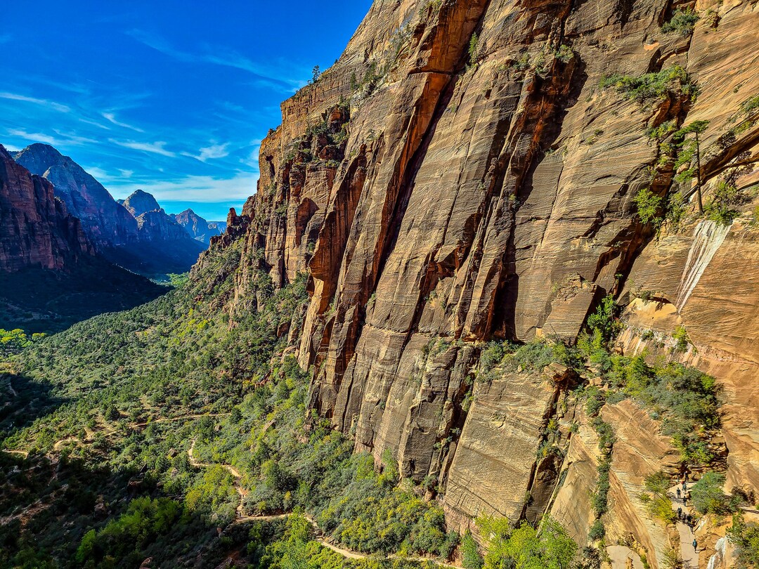 Zion National Park Landscape Digital Print - Nature Travel House Framed ...