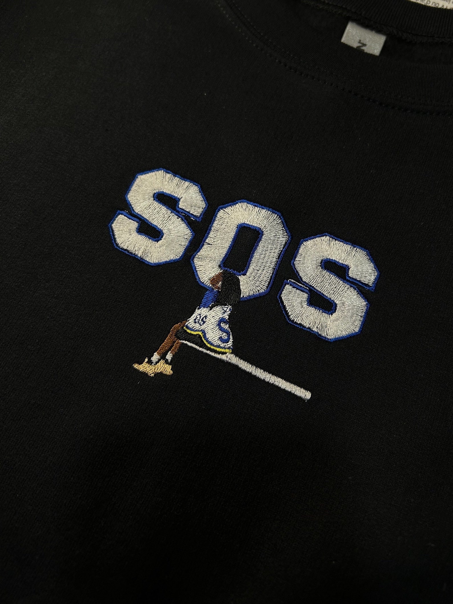 Sza SOS Embroidered Sweater, Sza Sweater, Sza SOS, Sza Gifts - Etsy