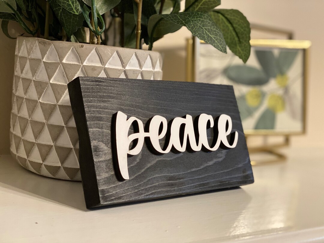 Custom Word Block Personalized Text Block Custom Home Decor Laser Cut ...