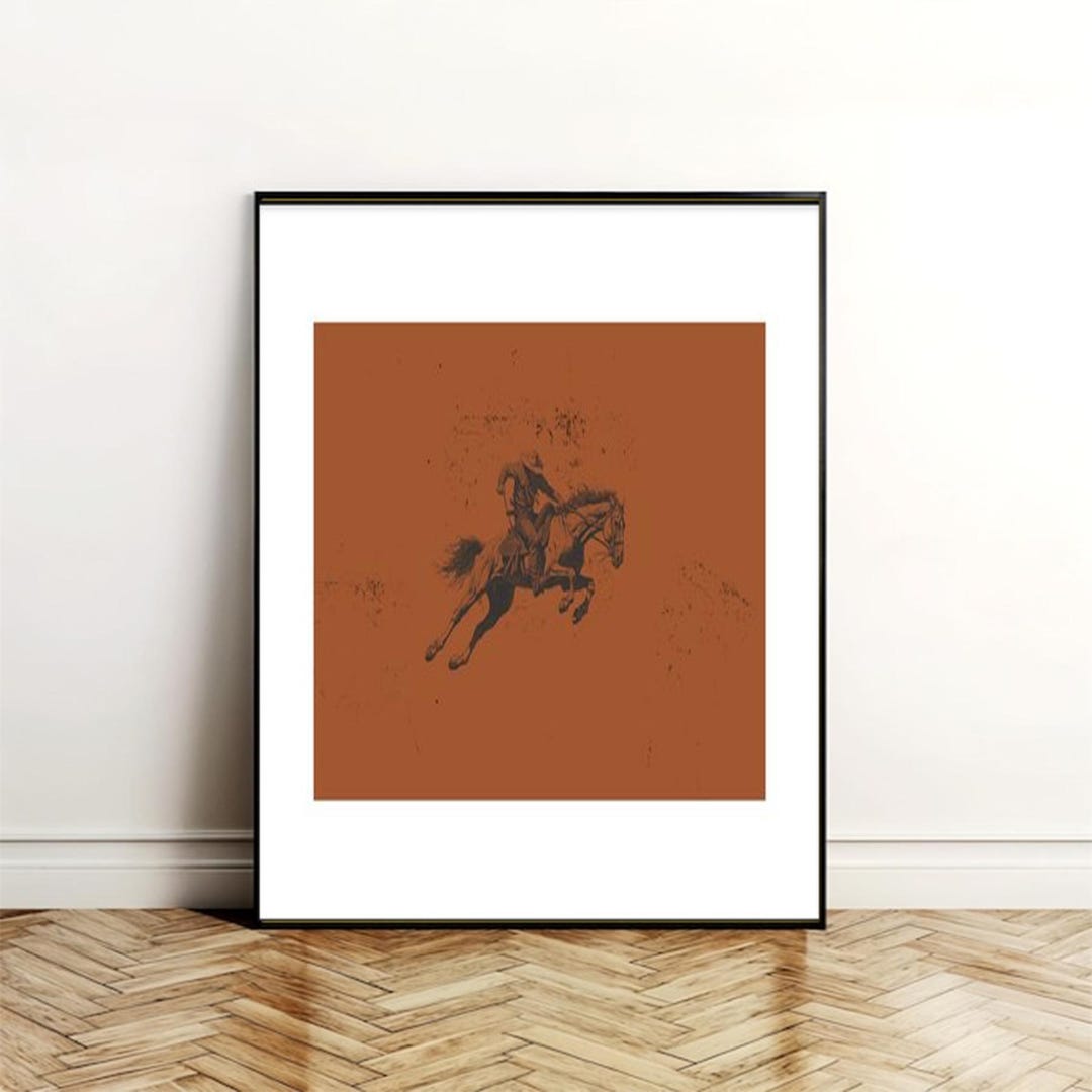 Rodeo Cowboy Llll Art Print - Etsy
