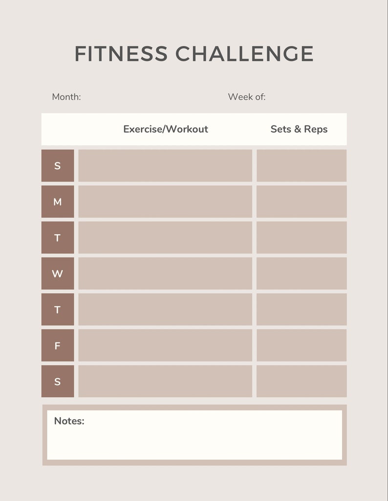 Diet Journey Fitness Journey Finess Goals Fitness Planner - Etsy