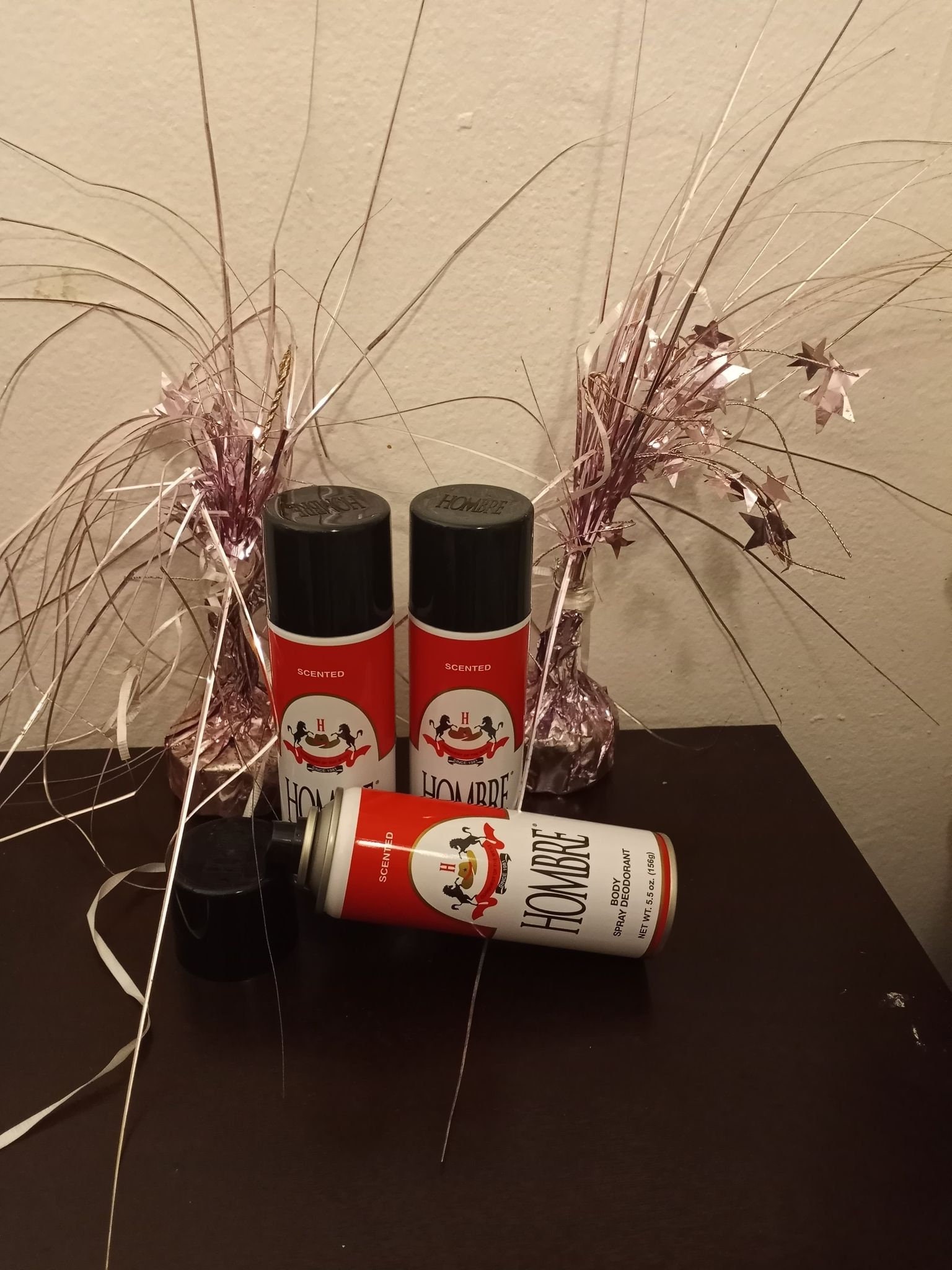 Hombre Red Deodorant Body Spray Classic for Men 3 Pack 5.5 Onces Each ...
