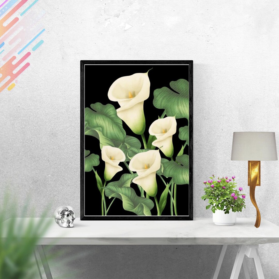 Calla Lily - Imprimé Peace Lily Poster - Etsy