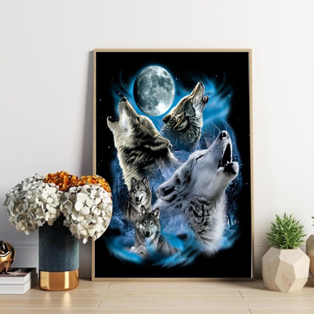 The Wolf Family Poster - Etsy