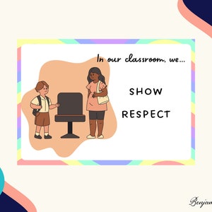11 Classroom Rules Printable Art, Classroom Decor, School Posters ...