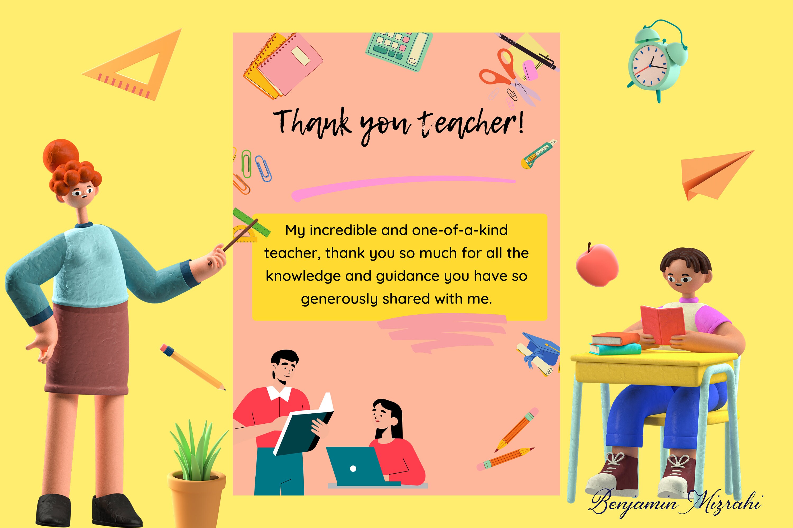 Teacher Thank You Printable, Thank You for Helping Me Grow Teacher ...