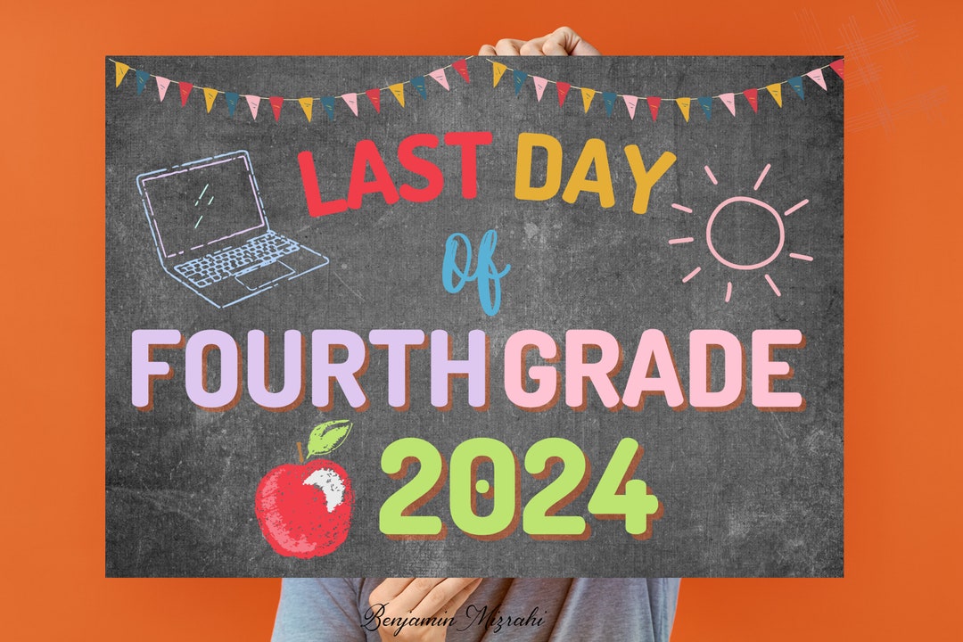 Editable School Milestone Sign - First or Last Day (digital File) - Etsy