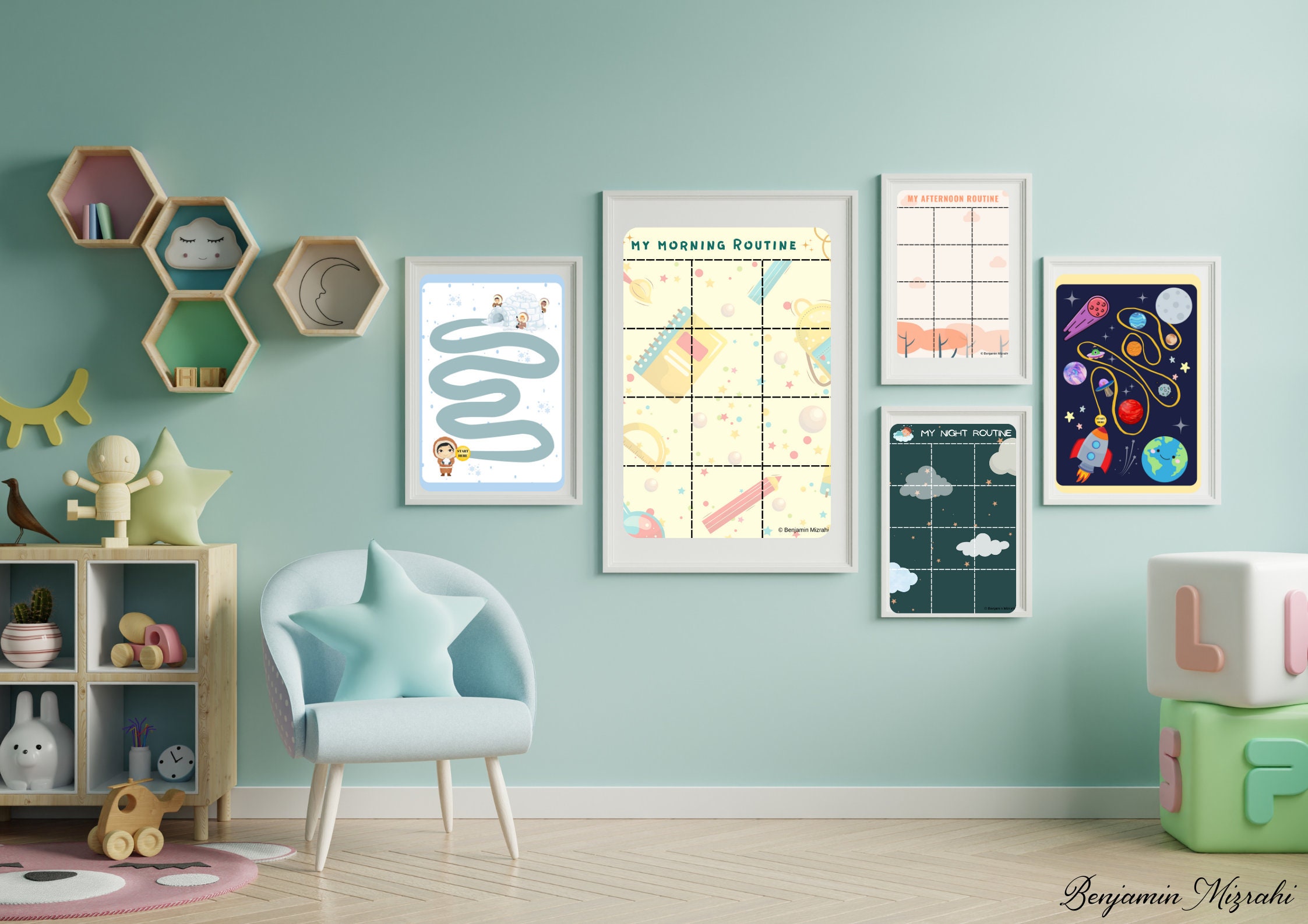 Kids Daily Routine Cards I Visual Schedule Cards Toddler Preschooi ...