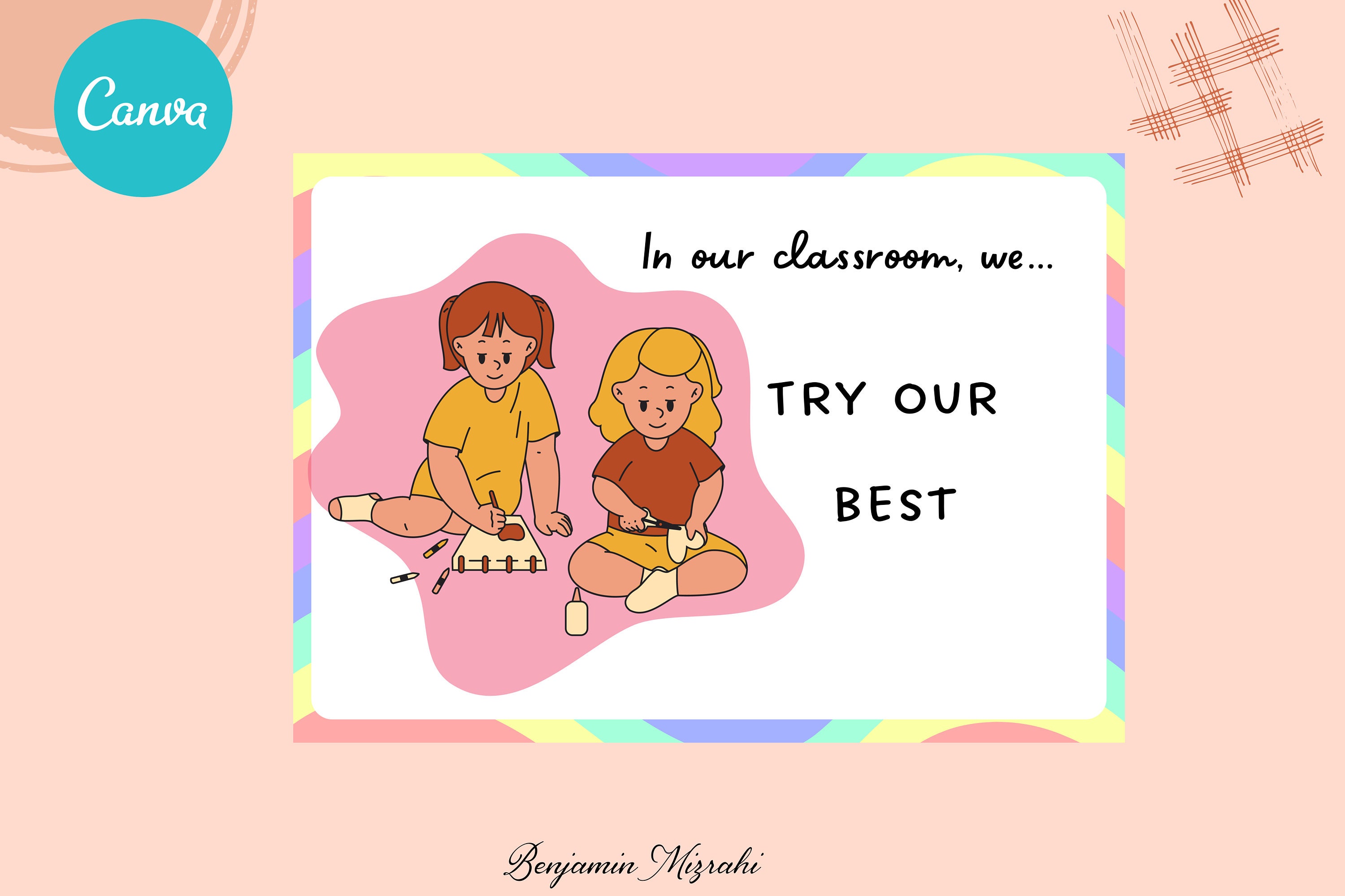 11 Classroom Rules Printable Art, Classroom Decor, School Posters ...