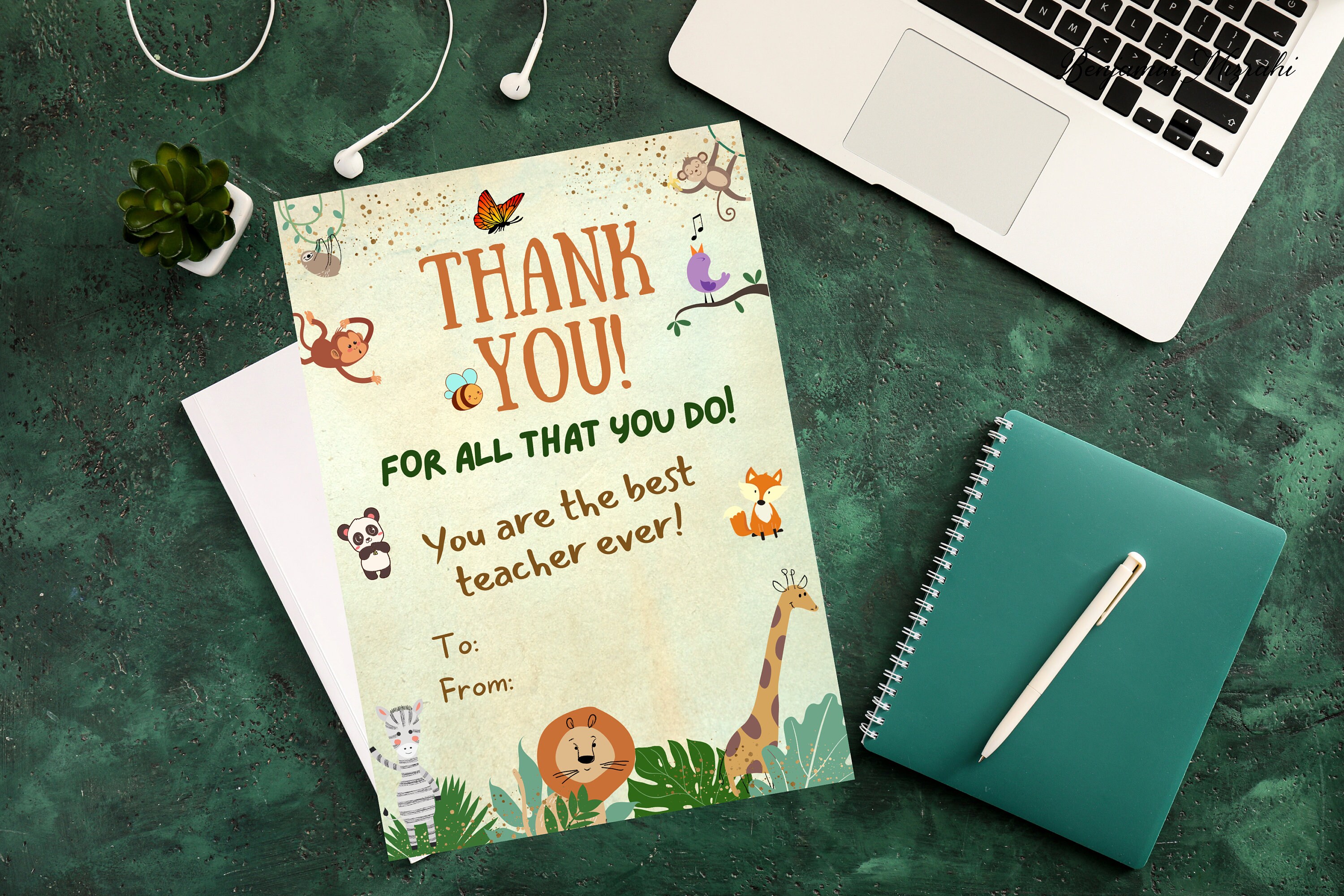 Teacher Thank You Printable, Teacher Appreciation Week, Thank You ...