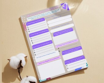 My Accomplishment, Self-esteem Journal, Growth Mindset, Therapy ...