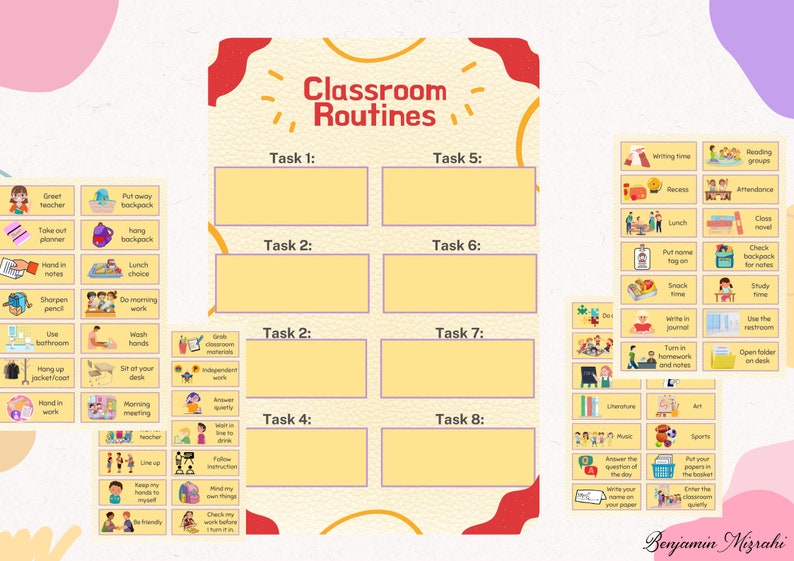 Classroom Routine Cards I Visual Schedule Cards| Toddler Preschool ...