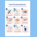 Step by Step Teeth Brushing Routine for Toddlers, Pre-schoolers and ...
