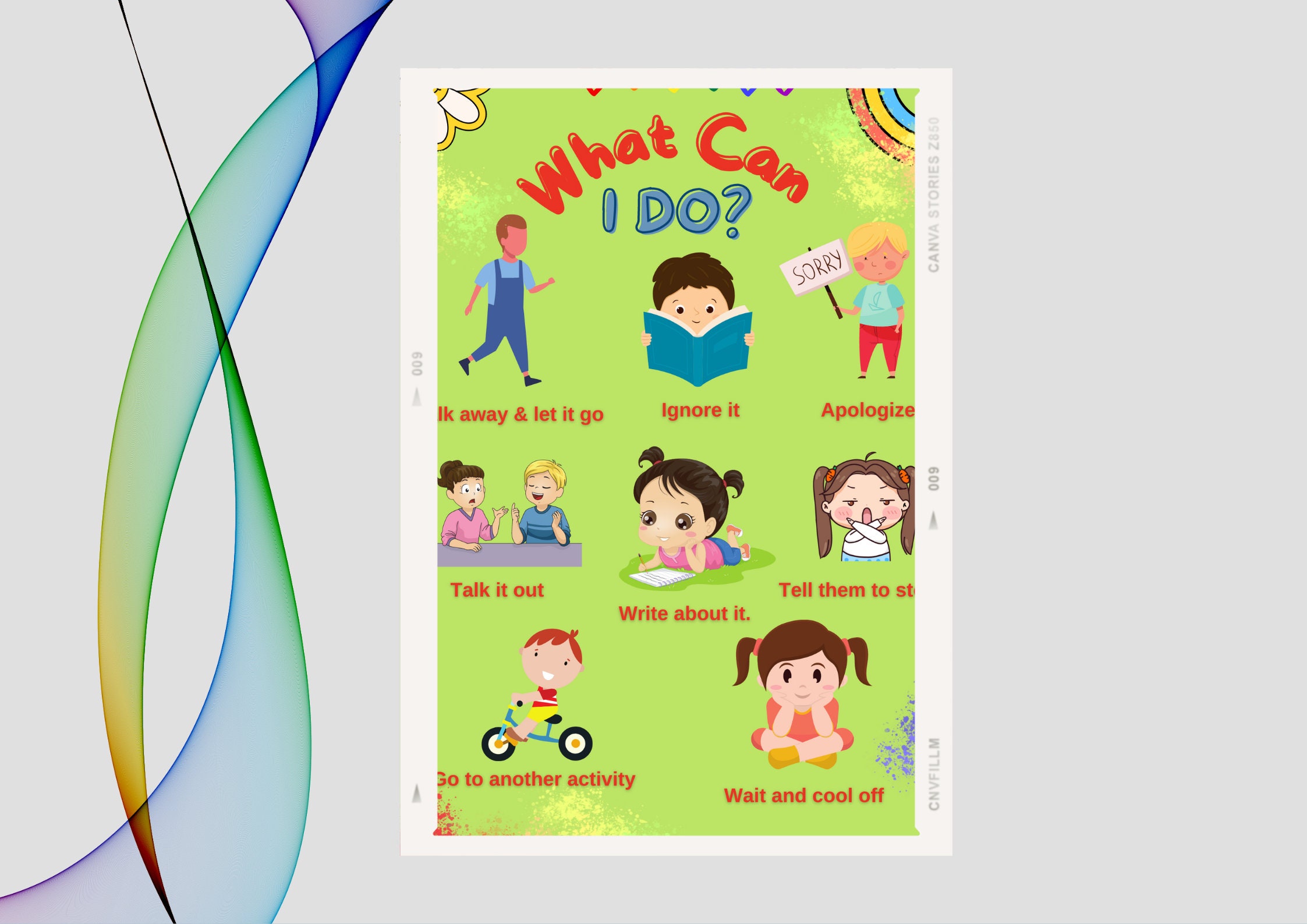 What Can I Do Problem Solving Poster for Kids Classroom - Etsy