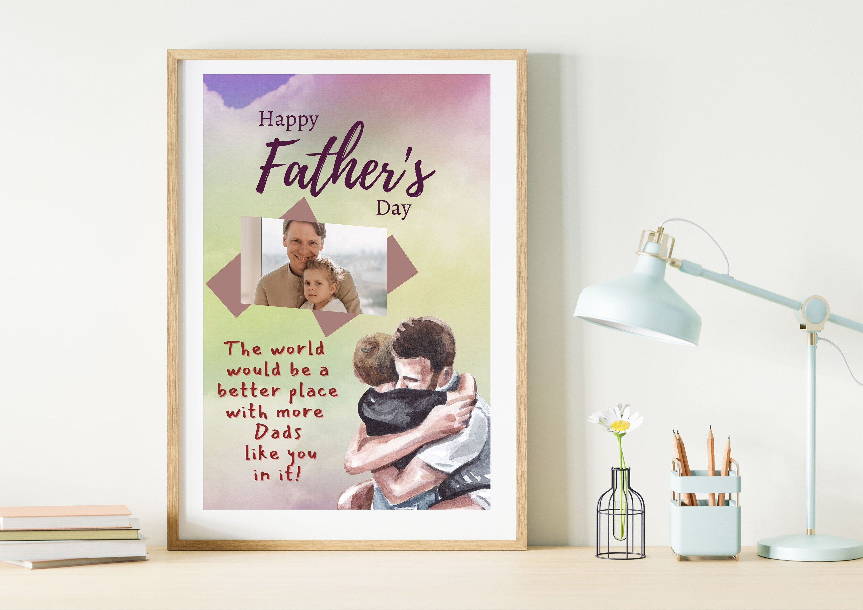 Happy Father's Day Digital Printable Instant Download - Etsy