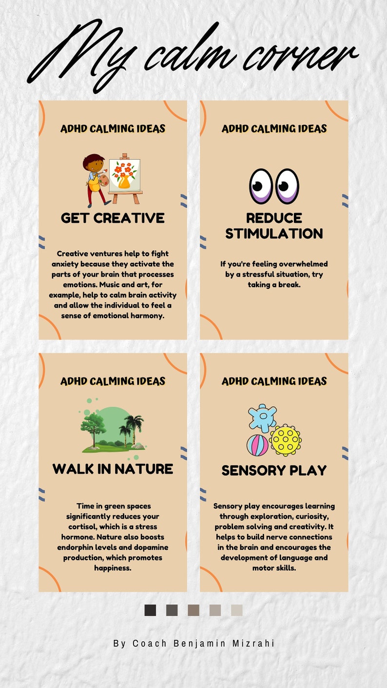 11 Calming Techniques Calm Down Corner Posters Print Educational Wall ...