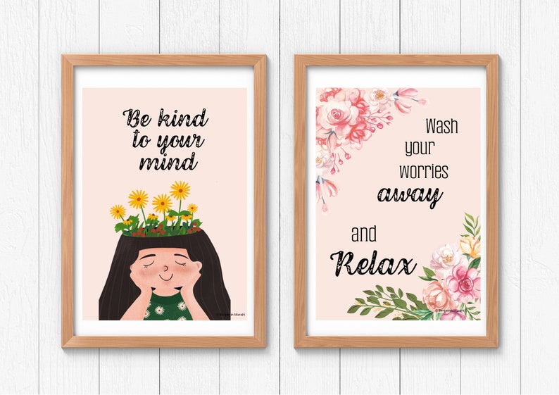 Be Kind to Your Mind PRINTABLE Art, Wall Art, Qoute Wall Art ...