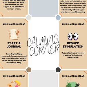 11 Calming Techniques - Calm Down Corner Posters Print Educational Wall ...