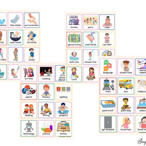 Kids Daily Routine Cards I Visual Schedule Cards| Toddler Preschooi ...
