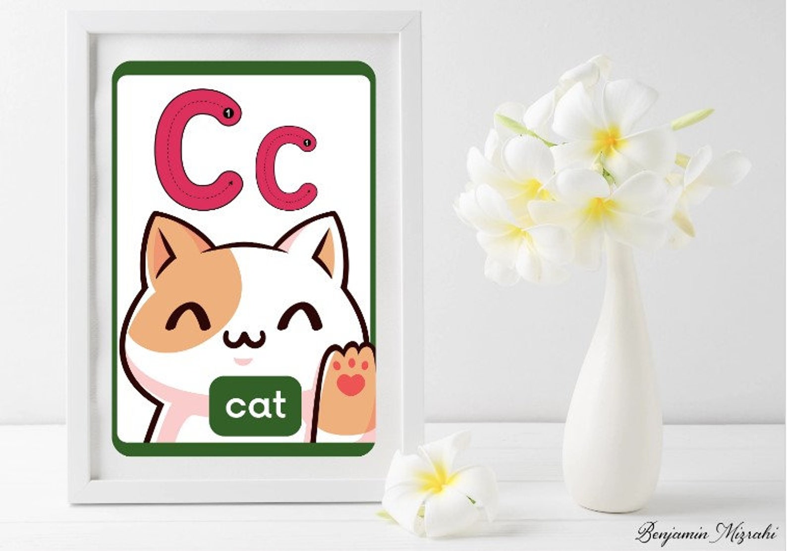 Upper & Lowercase Alphabet Tracing Cards Letters A to Z 26 - Etsy