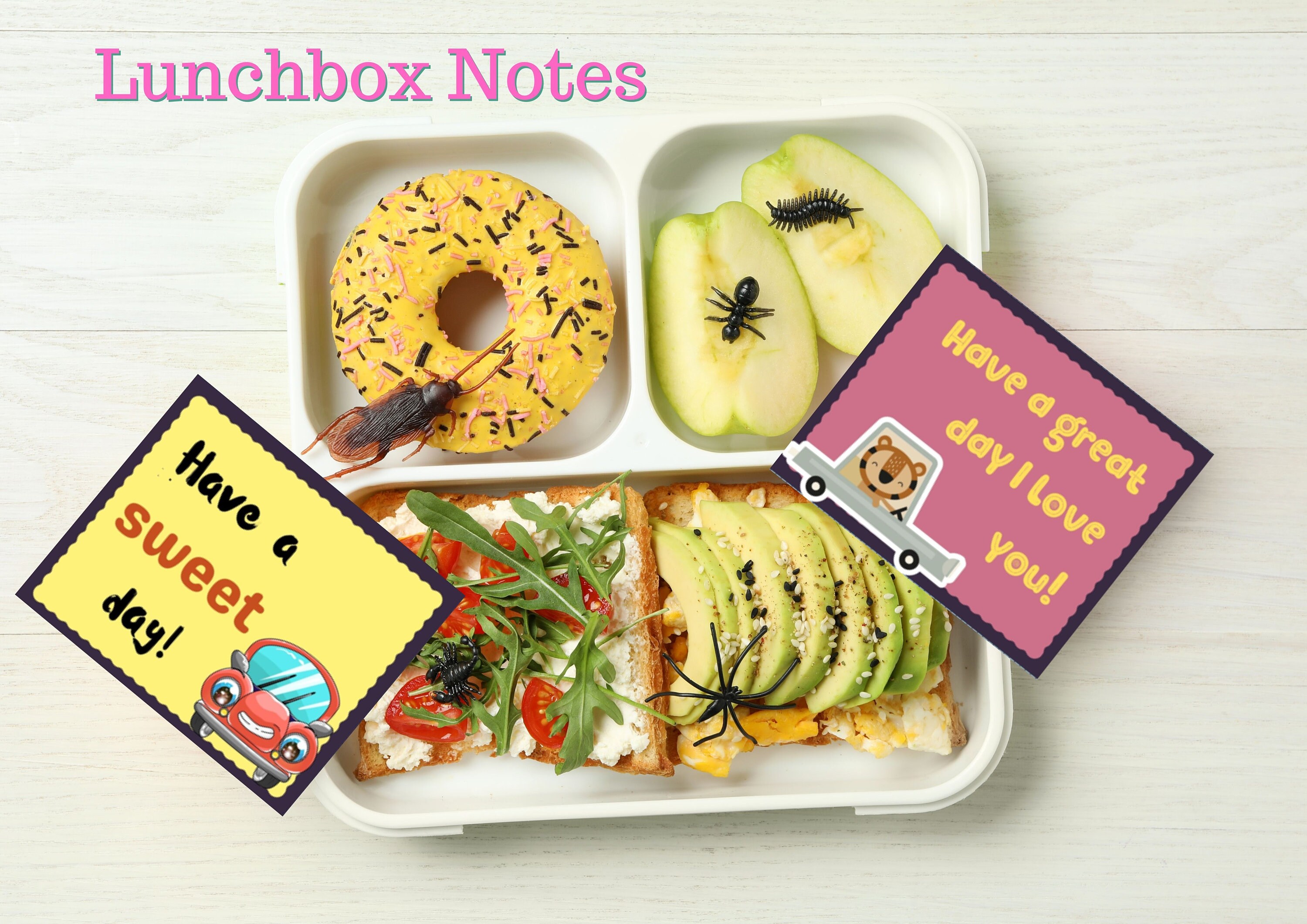 Printable Lunchbox Sweet Notes, Lunchbox Notes, Lunchbox Motivation ...