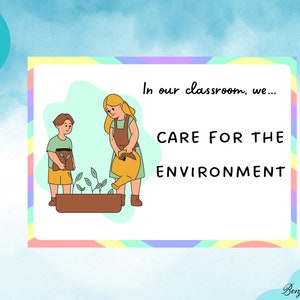 11 Classroom Rules Printable Art, Classroom Decor, School Posters ...