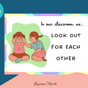 11 Classroom Rules Printable Art, Classroom Decor, School Posters ...