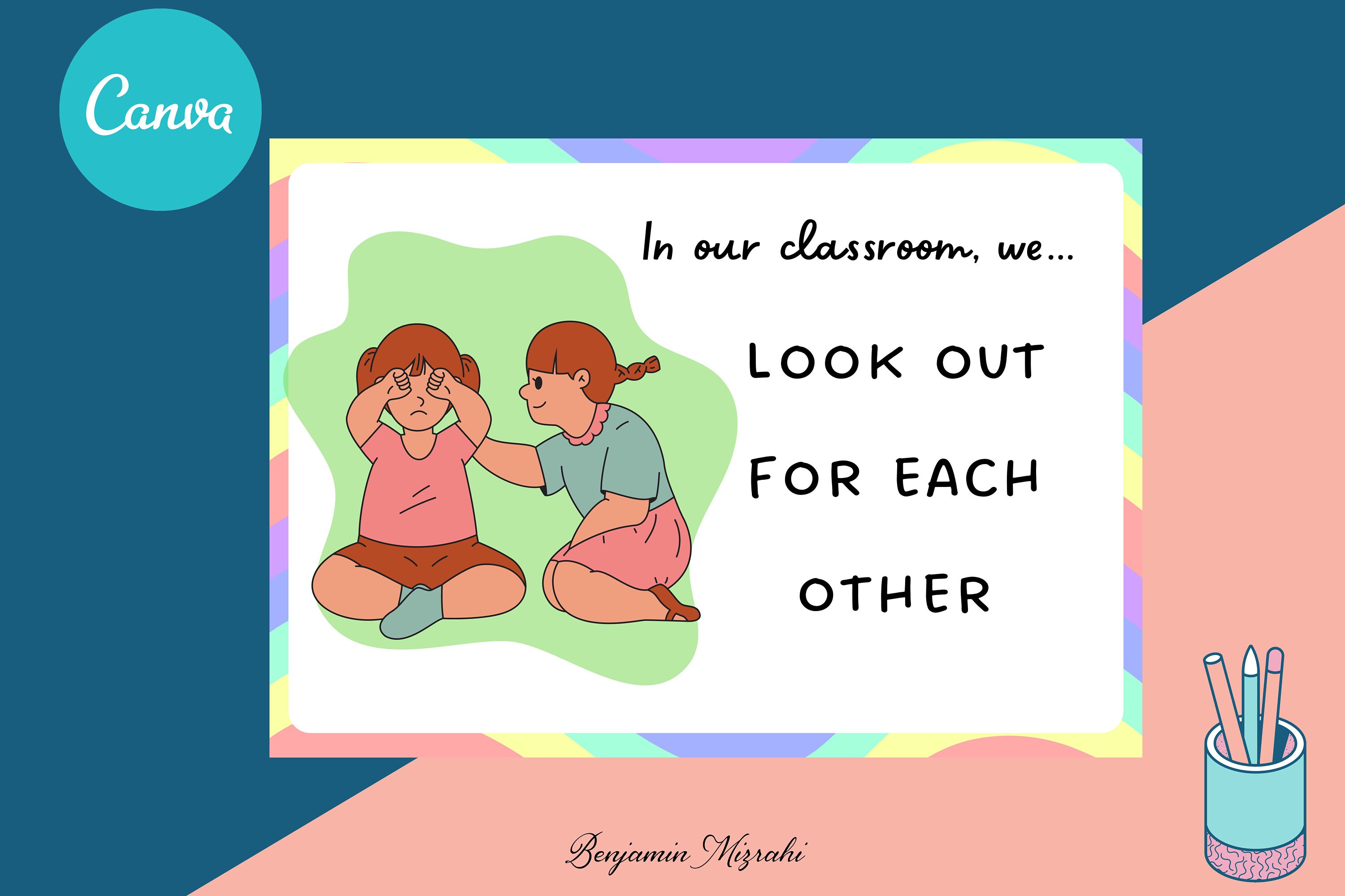 11 Classroom Rules Printable Art, Classroom Decor, School Posters ...