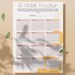 12 Month Habit Tracker Printable | Goal Planner (editable Canva Instant ...
