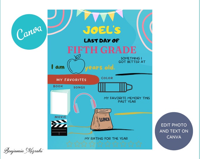 Printable Back to School Sign, First Day of School, Instant Download ...