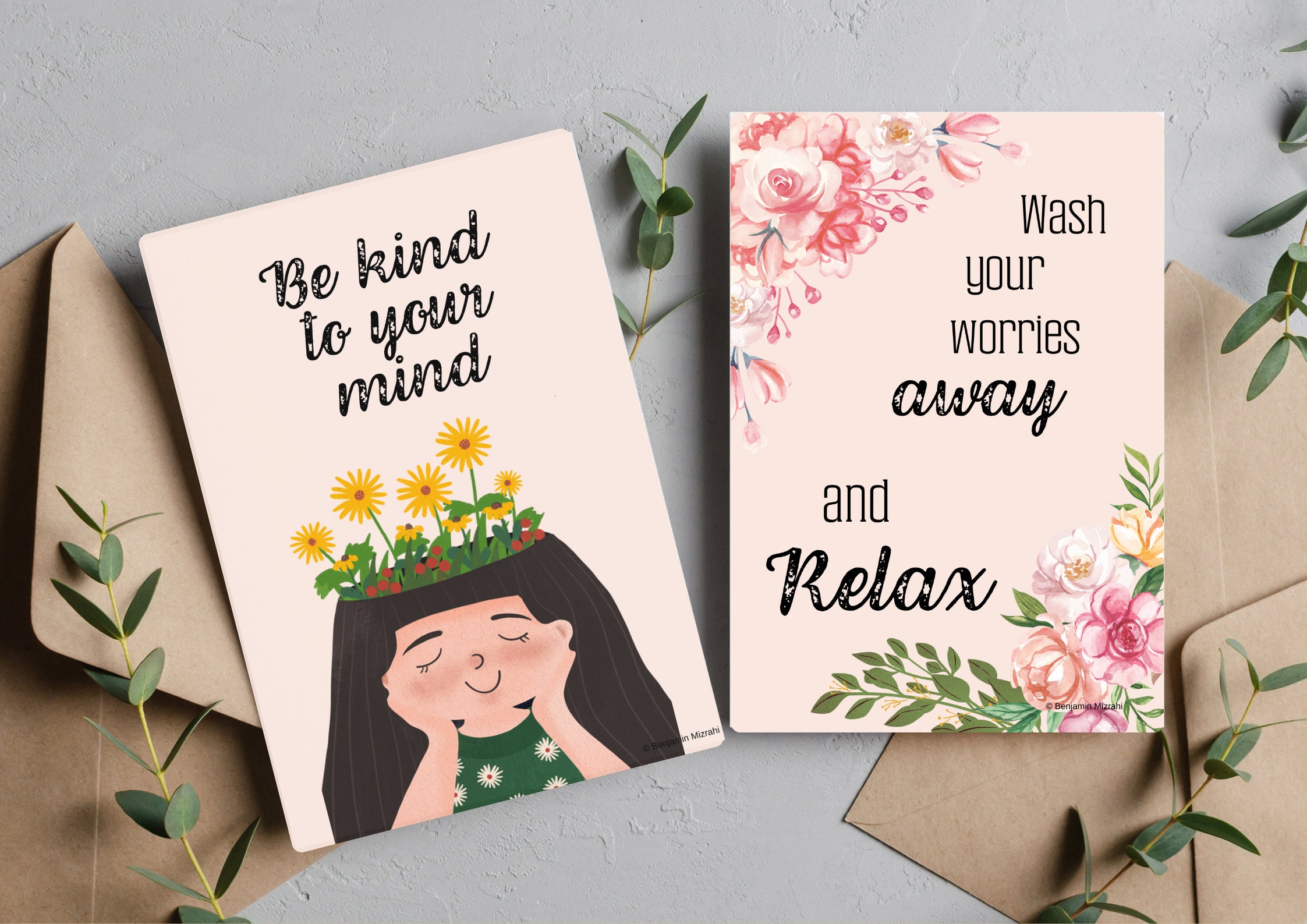 Be Kind to Your Mind PRINTABLE Art, Wall Art, Qoute Wall Art ...