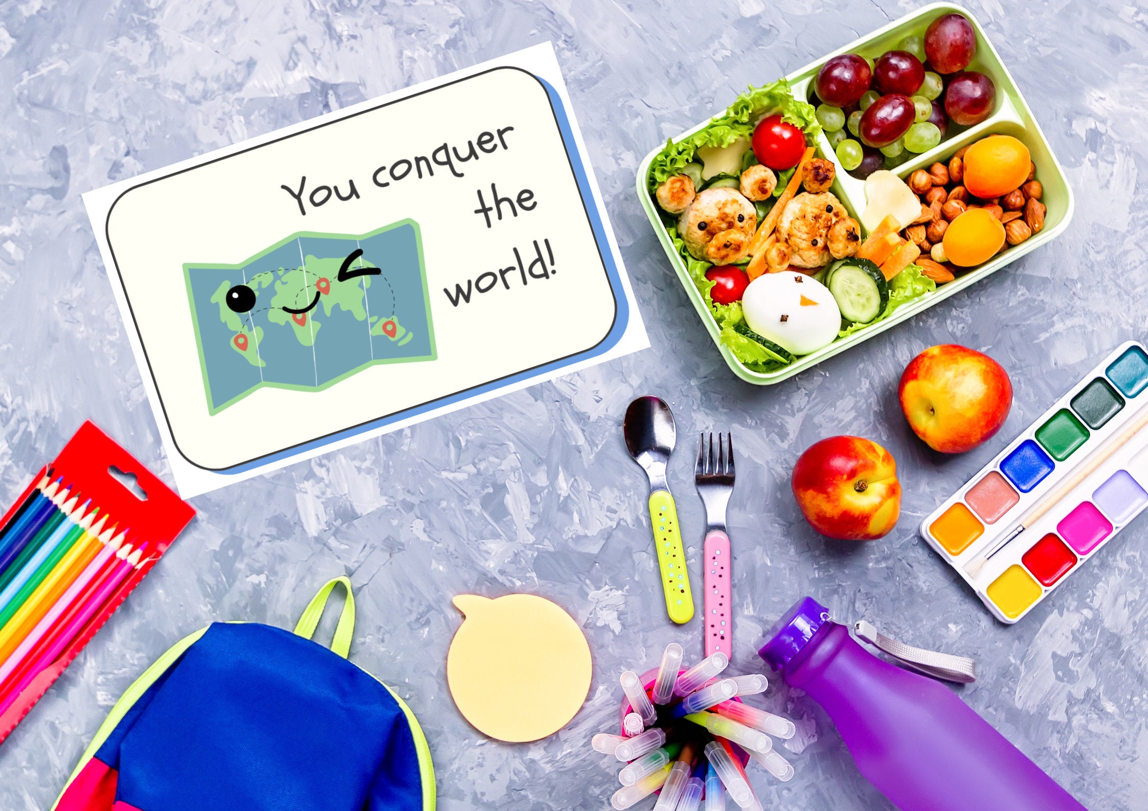 Kids Lunch Box Notes Lunch Box Notes for Kids Lunchbox - Etsy