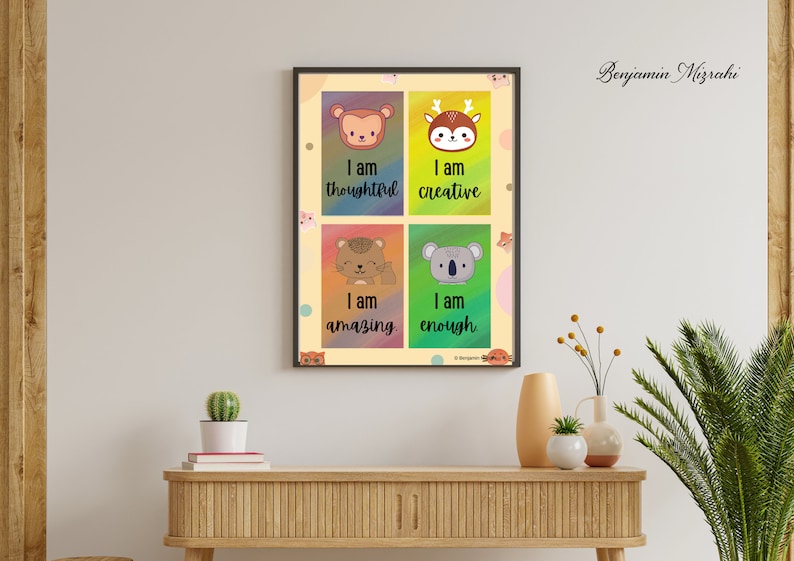 Positive Affirmation Cards Calming Corner Kids Affirmations Positive ...