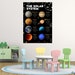 The Solar System, Planets Outer Space Wall Art Decor, Educational ...