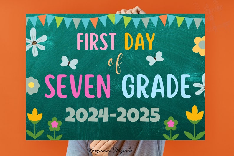 Editable First or Last Day of School Sign Back to School Sign Any Grade ...