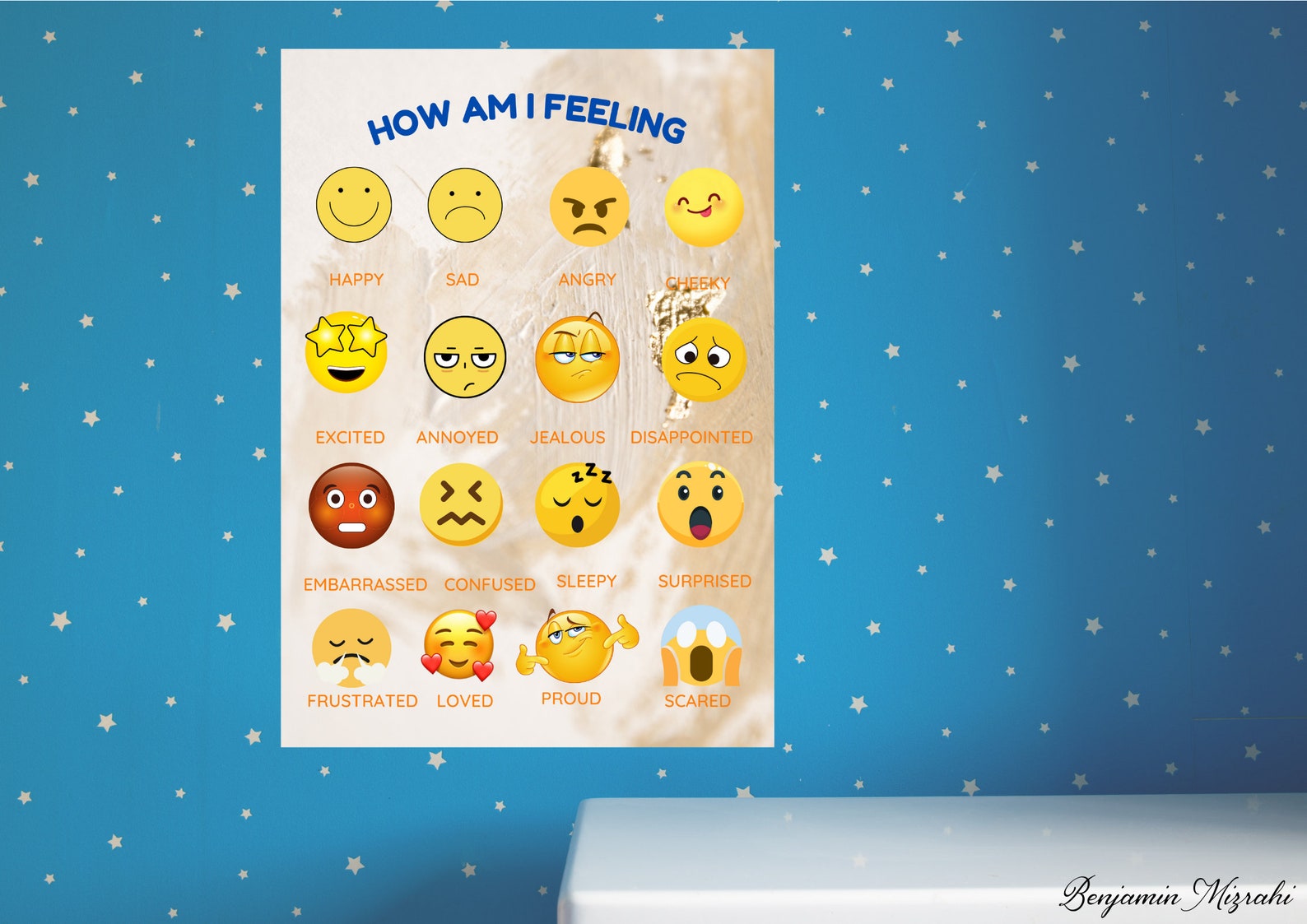 How Am I Feeling Emotions Poster Feelings and Emotions Print for Kids ...