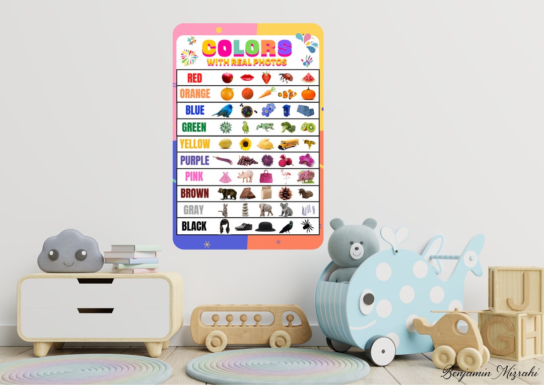 Colors Educational Print, Crayon Colors Poster, Printable Wall Art ...