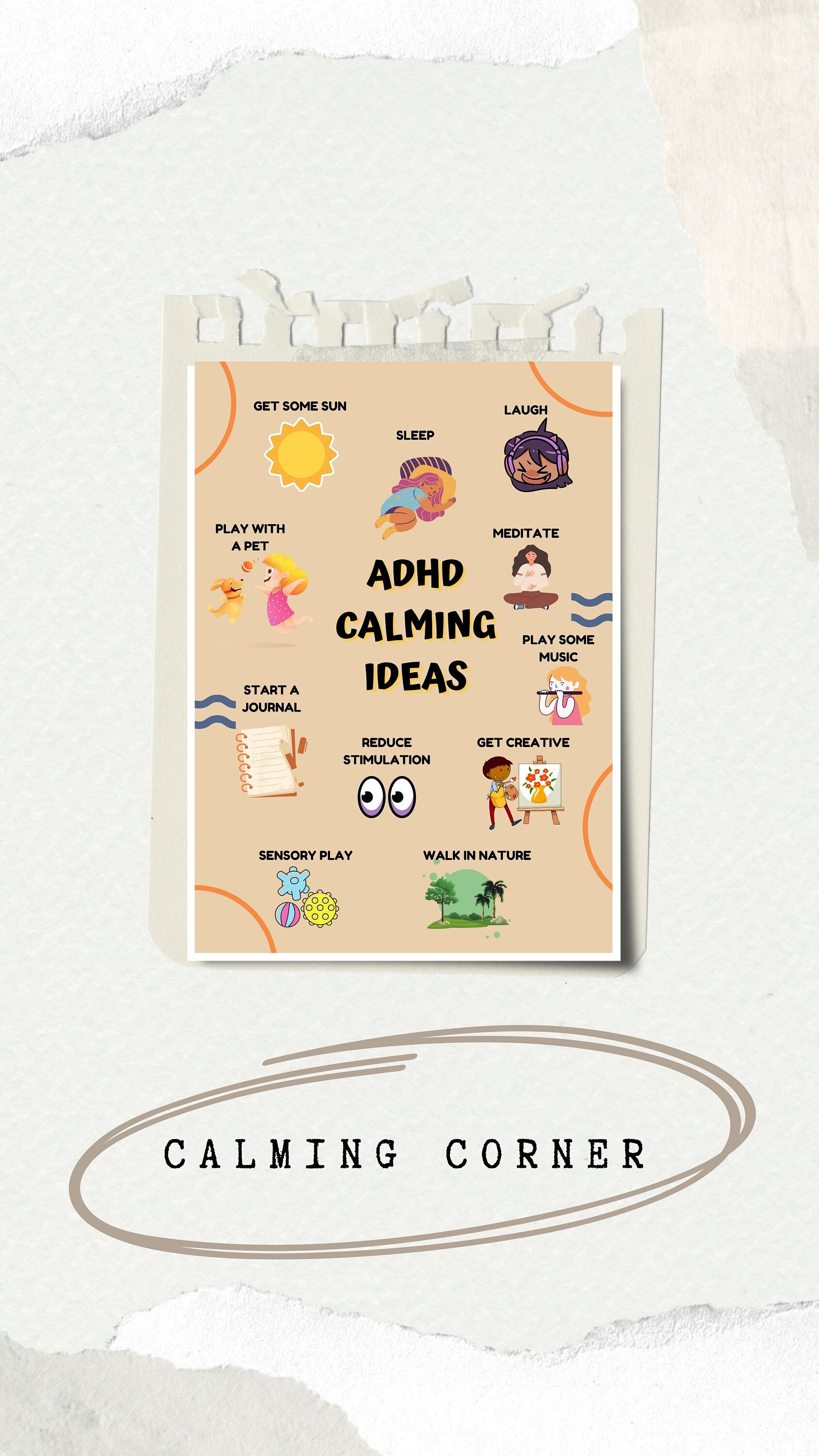 11 Calming Techniques Calm Down Corner Posters Print Educational Wall ...