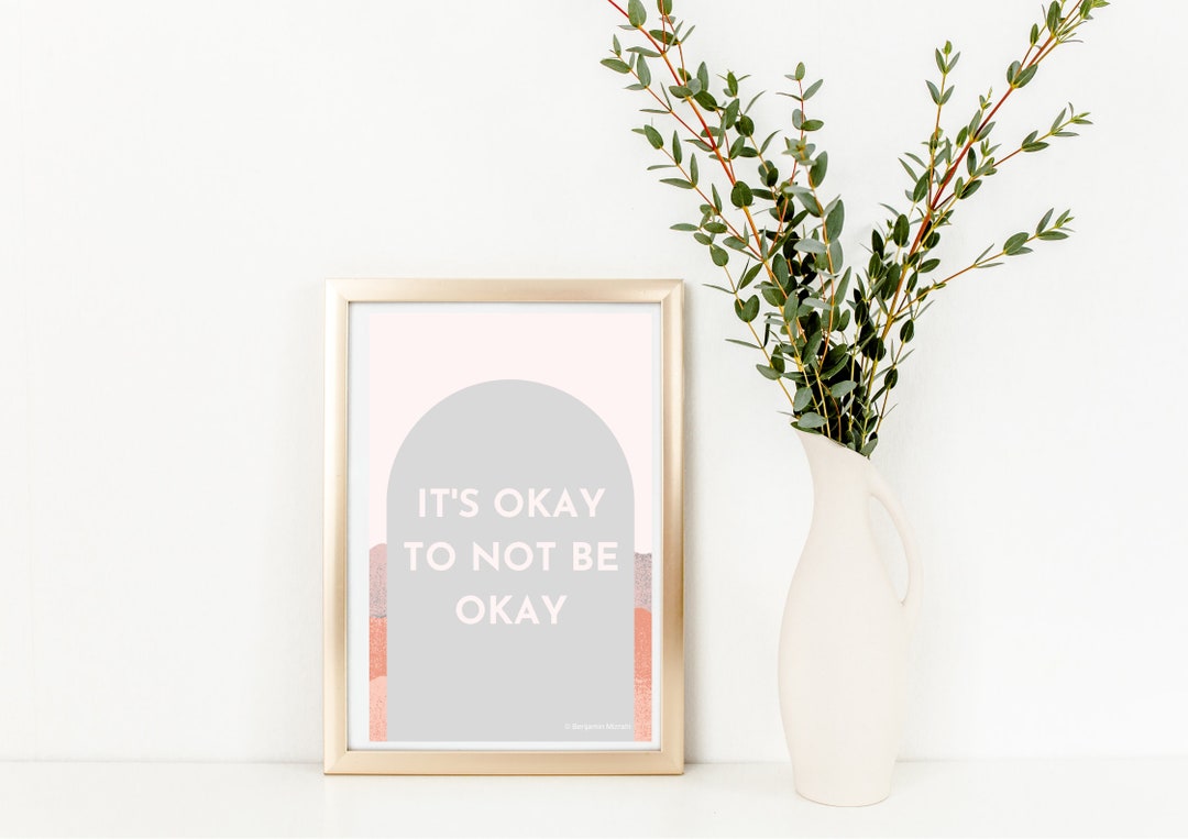 Mental Health Poster - It's Okay to Not Be Okay, Classroom Decor ...