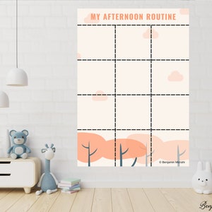 Kids Daily Routine Cards I Visual Schedule Cards| Toddler Preschooi ...