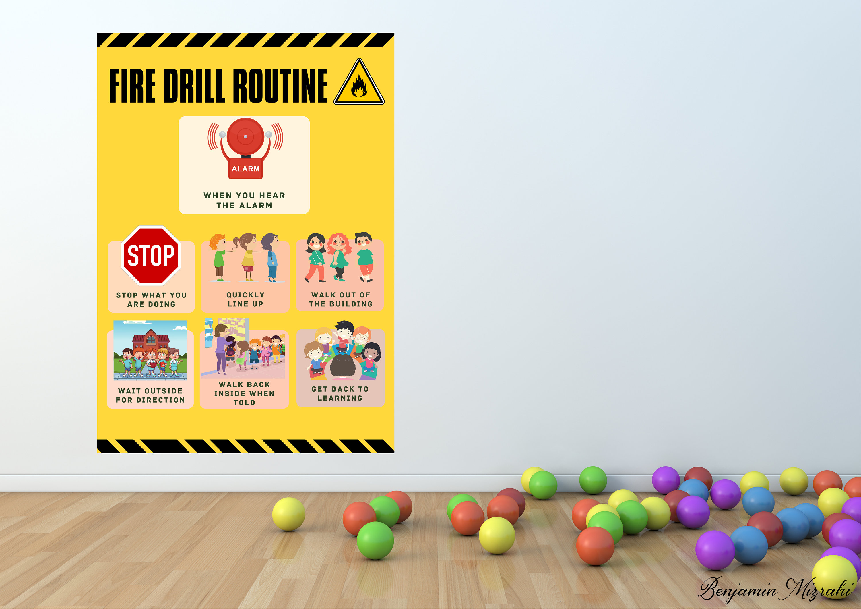 Safety Drills Visuals, Safety, Fire Drill, Earthquake, PECS, Visual Aid ...